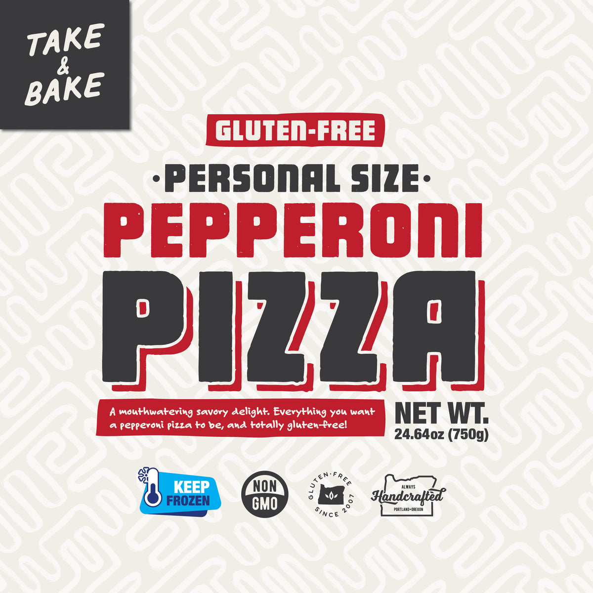 Take & Bake Pepperoni Pizza – New Cascadia Traditional